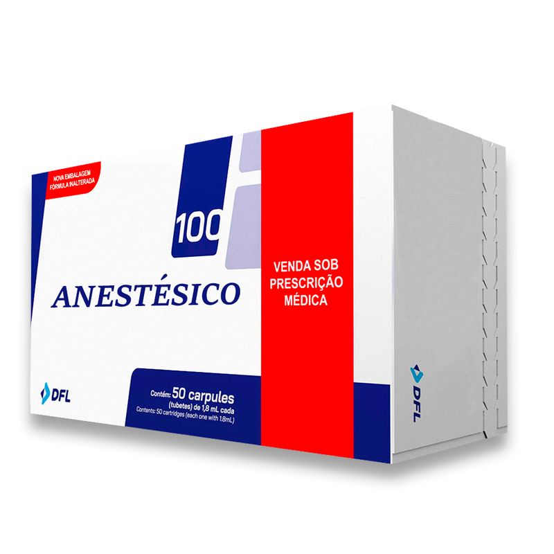 Anestésico Alphacaine Lidocaína 2% 1:100 com 50 Unidades - Nova DFL | A ...